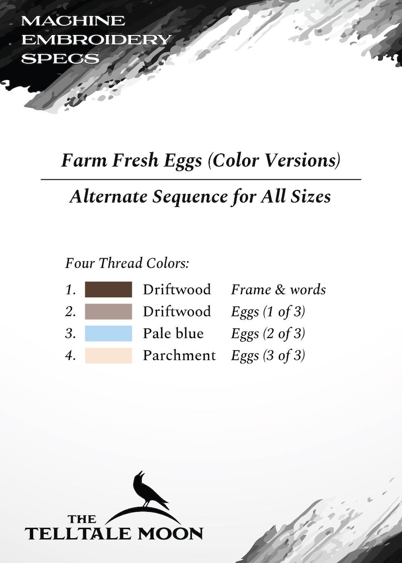 Farm Fresh Eggs Embroidery Design: Classic Farmhouse Sign (digital File ...