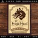 Wizard Pub Sign Art & Cut File Set: Hog's Head Inn (digital Download ...