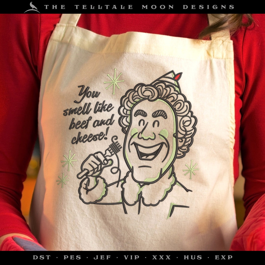 Embroidery: Retro Buddy the Elf - Five Sizes Between 5 and 8 Inches ...