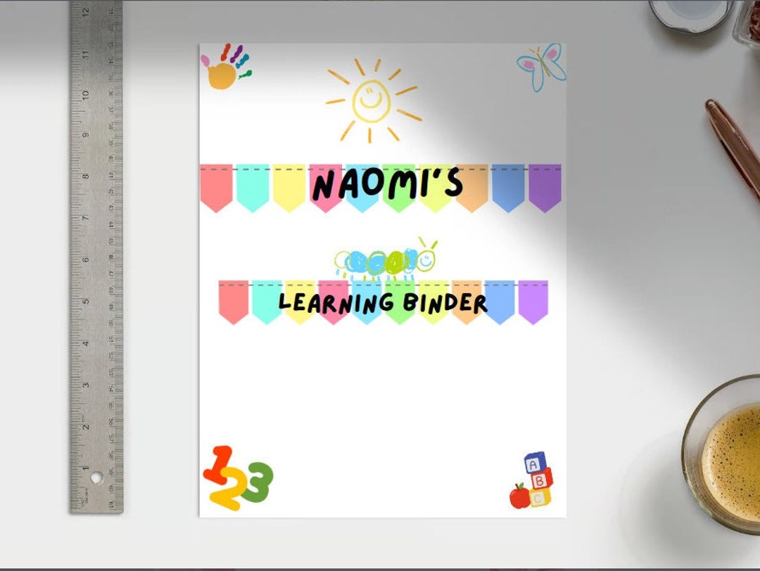 Kids Learning Binder - Etsy