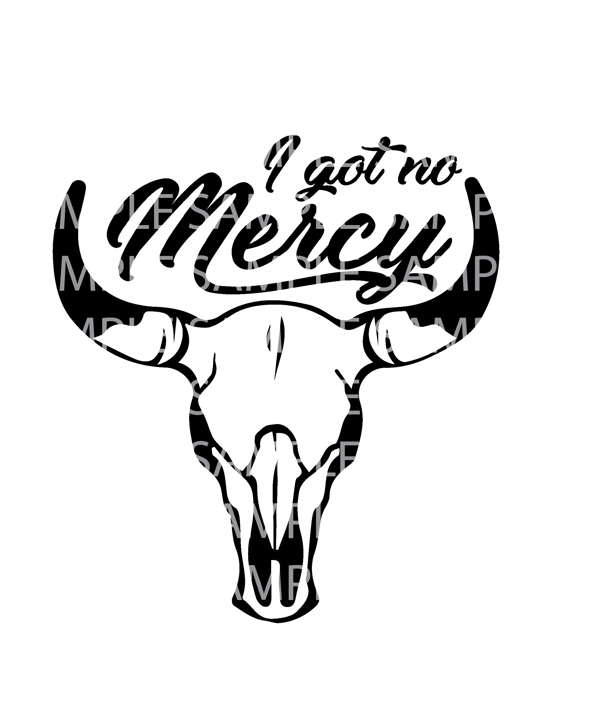 I Got No Mercy Shirt, Western Svg, Cowboy Png, Cow Girls Dont Cry, Cow ...