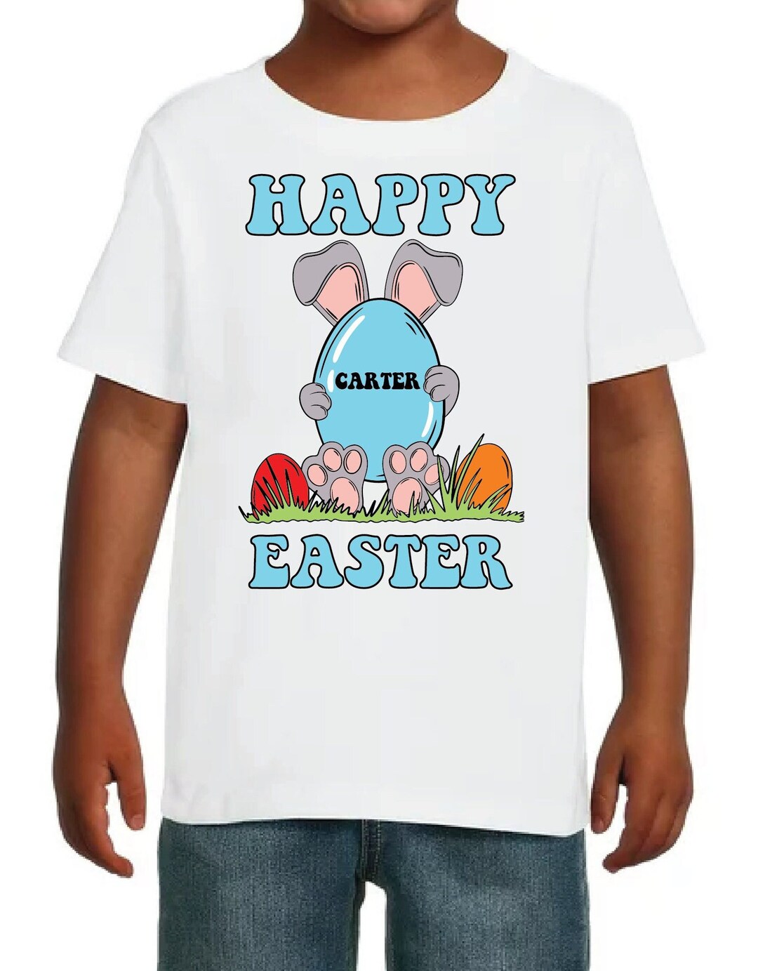 Personalized Easter Png, Easter Bunny, Personalized Easter Basket, Kids ...