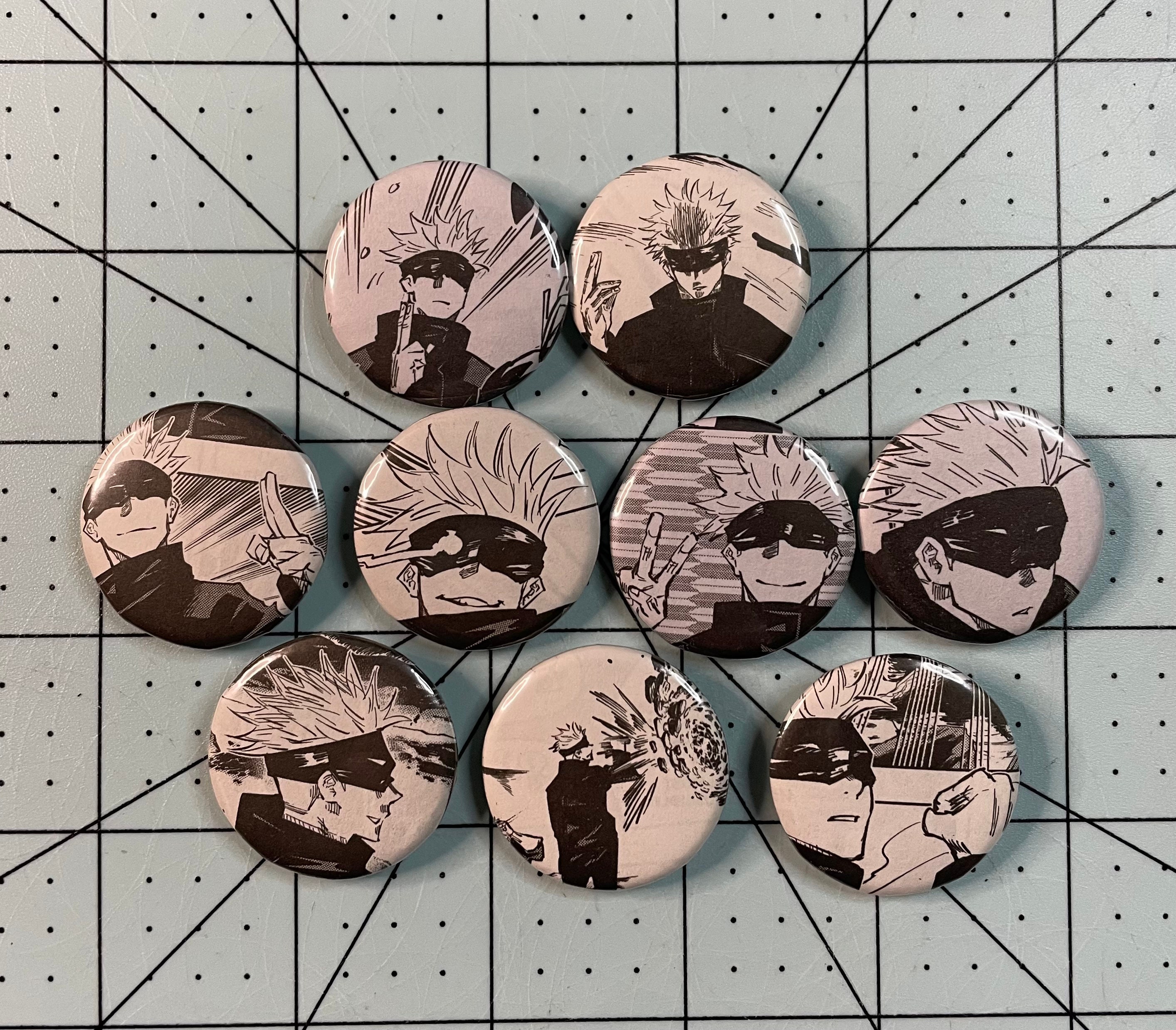 Jujutsu Kaisen Manga Anime Button Pin Gojo - Etsy