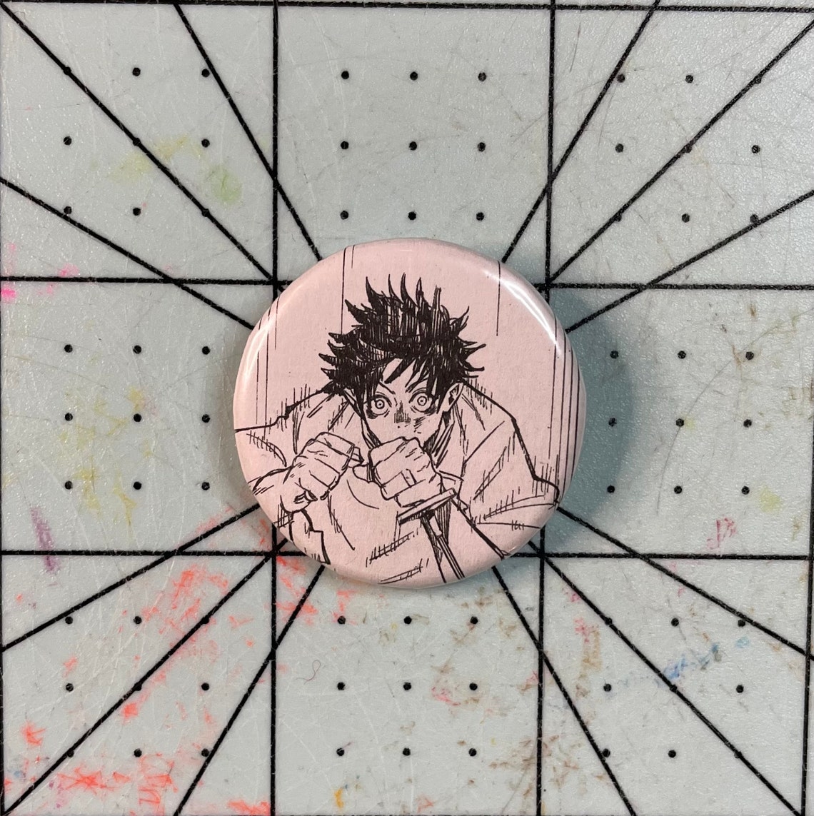 Jujutsu Kaisen Manga Anime Button Pin Yuta Okkotsu - Etsy