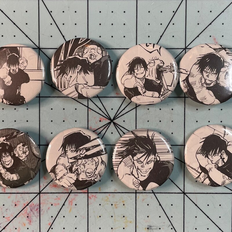 Jujutsu Kaisen Buttons - Etsy