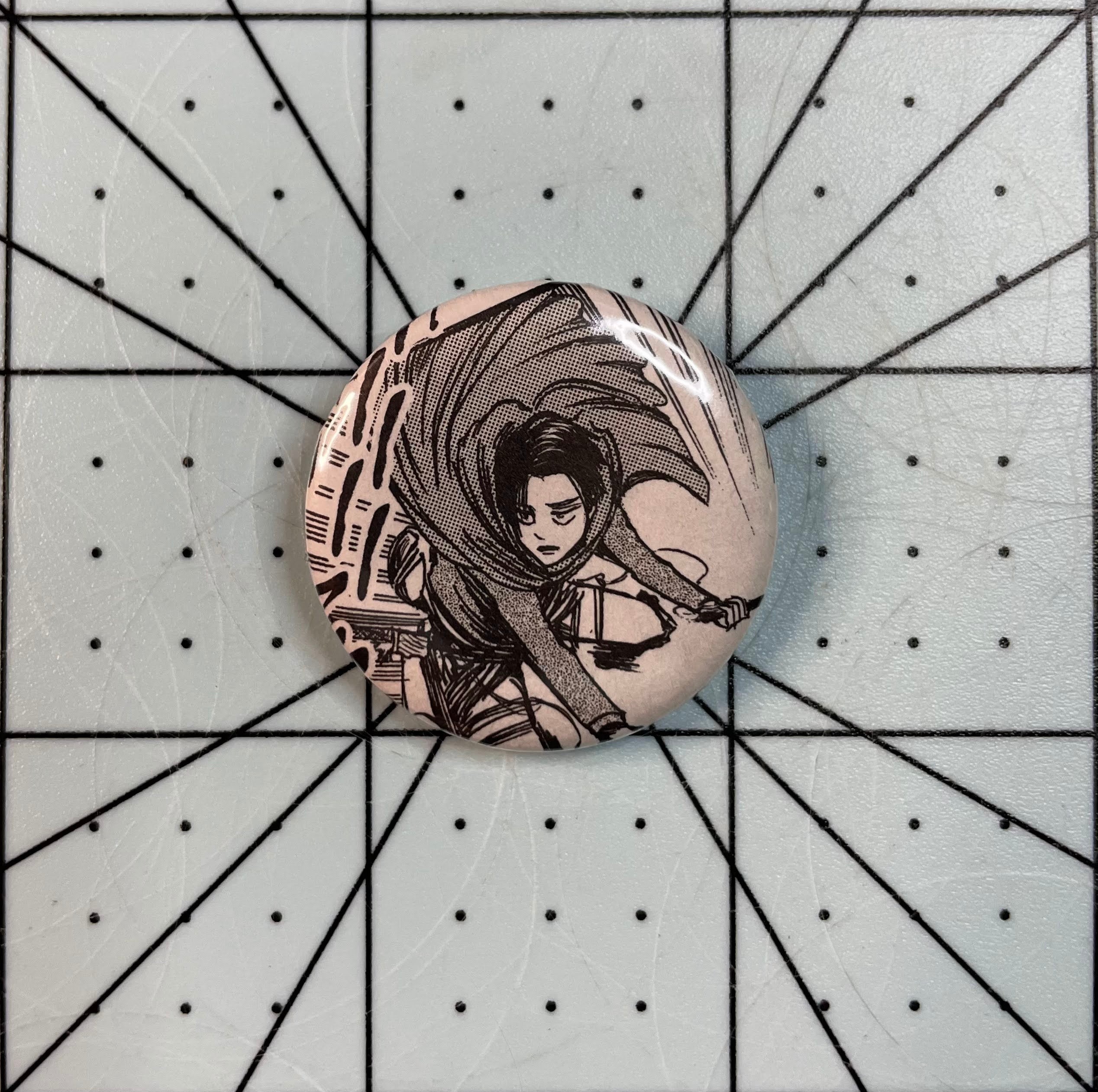 Attack on Titan Button Pins - Etsy