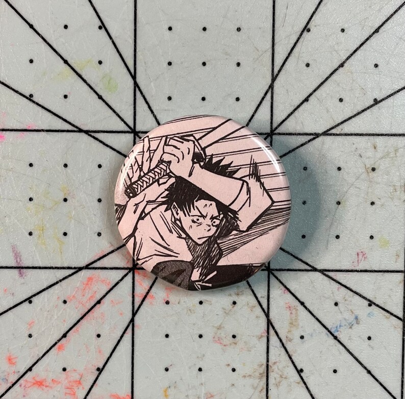 Jujutsu Kaisen Manga Anime Button Pin Yuta Okkotsu - Etsy