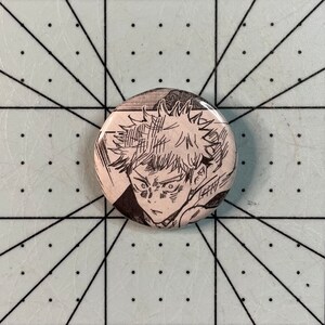 Jujutsu Kaisen Manga Anime Button Pin Batch 2 - Etsy