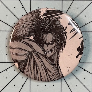 Attack on Titan Button Pins - Etsy