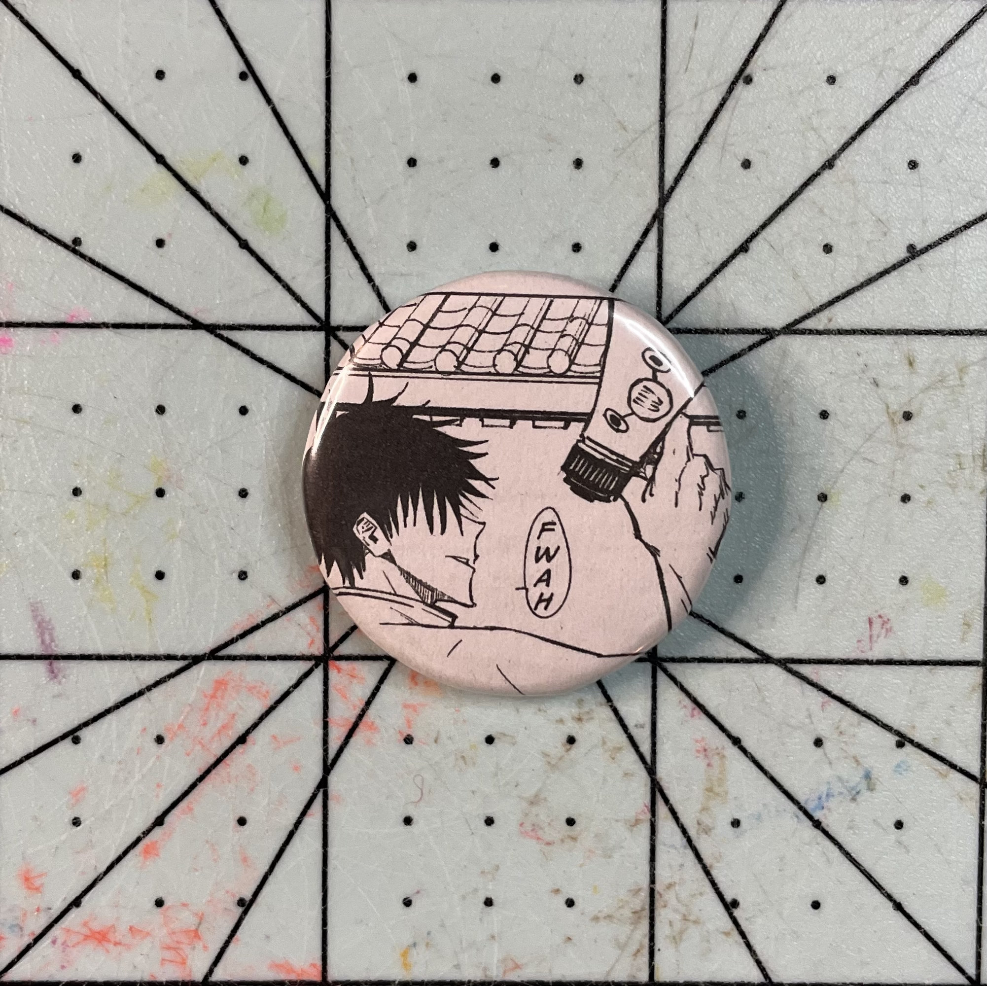 Jujutsu Kaisen Manga Anime Button Pin Yuta Okkotsu - Etsy