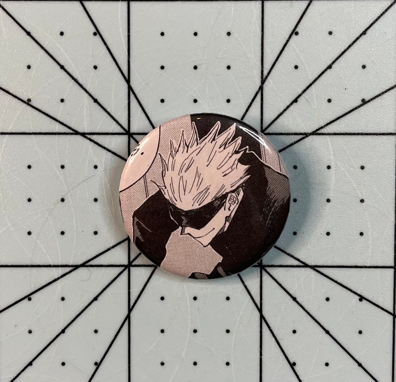 Jujutsu Kaisen Manga Anime Button Pin - Etsy