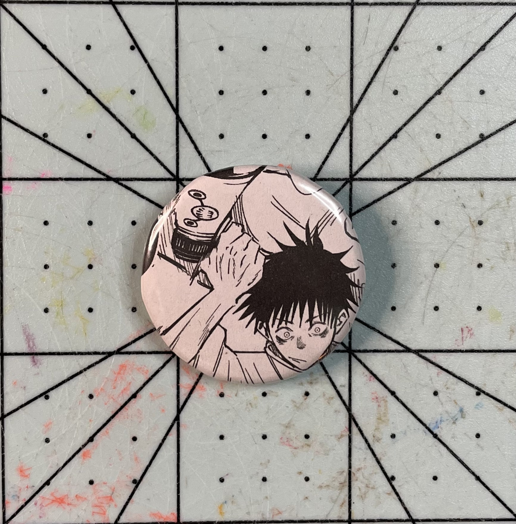Jujutsu Kaisen Manga Anime Button Pin Yuta Okkotsu - Etsy