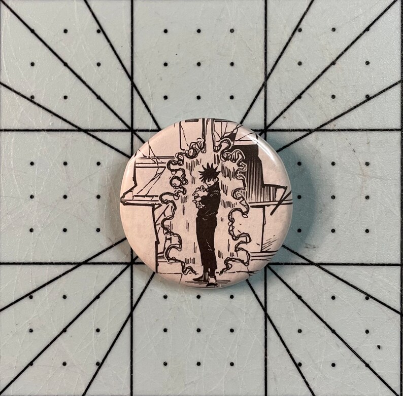 Jujutsu Kaisen Manga Anime Button Pin Batch 2 - Etsy