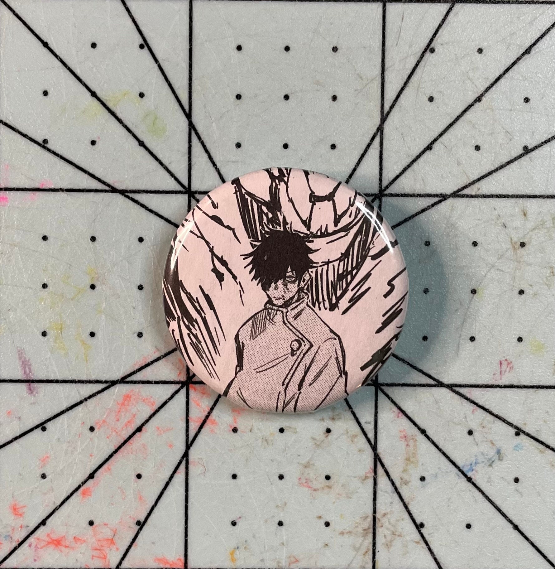 Jujutsu Kaisen Manga Anime Button Pin Yuta Okkotsu - Etsy