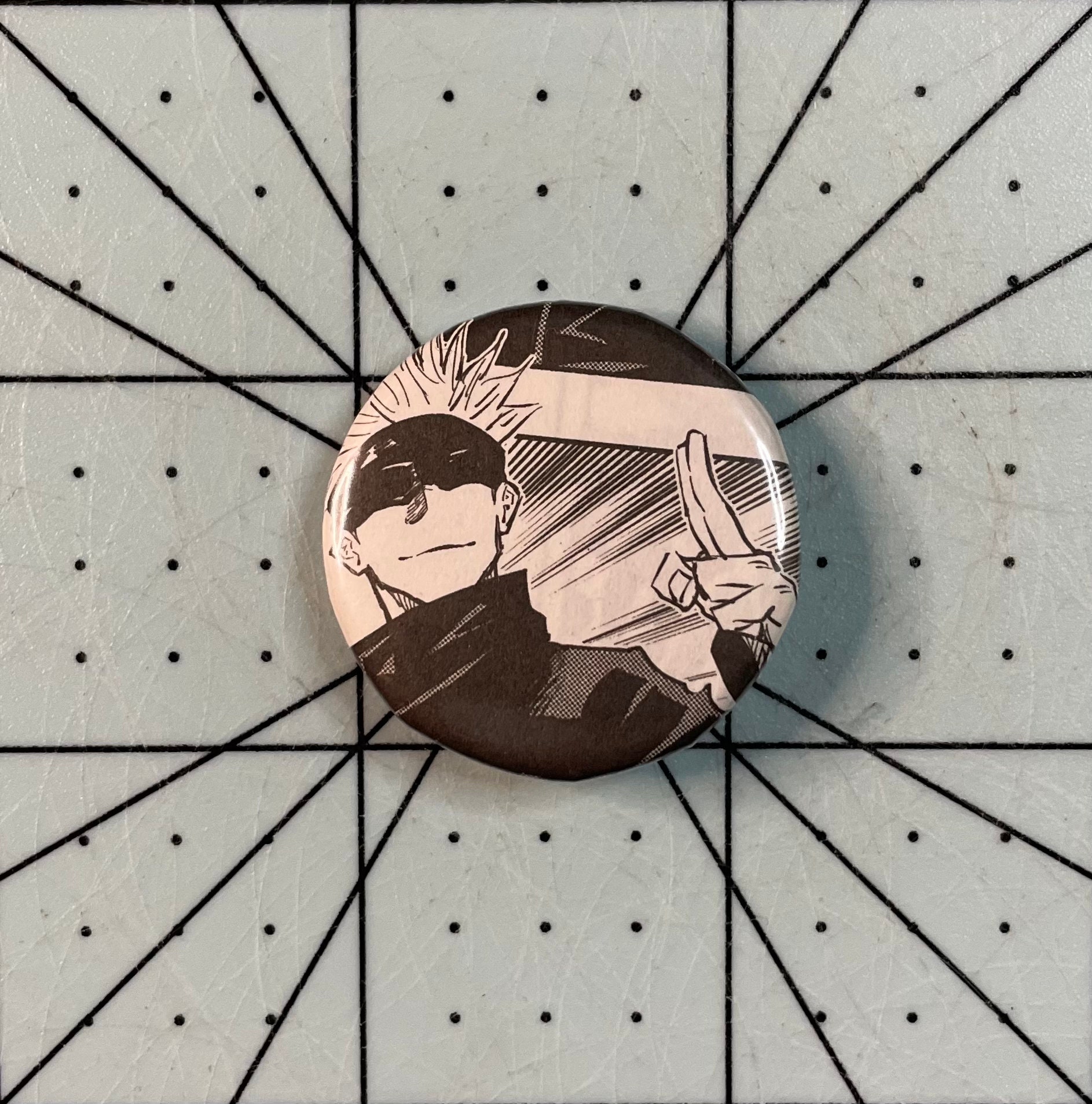 Jujutsu Kaisen Manga Anime Button Pin Gojo - Etsy