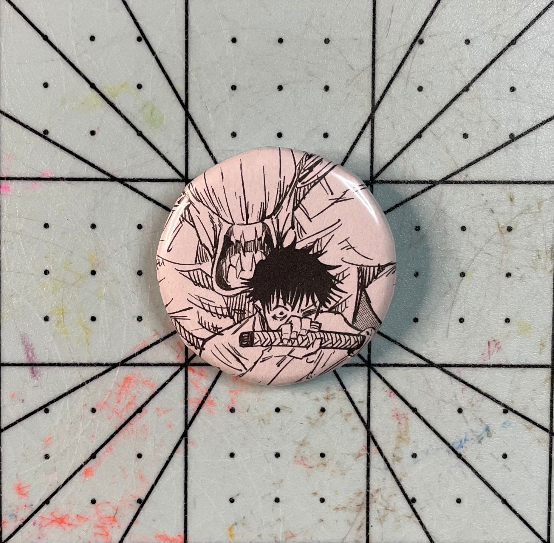 Jujutsu Kaisen Manga Anime Button Pin Yuta Okkotsu - Etsy