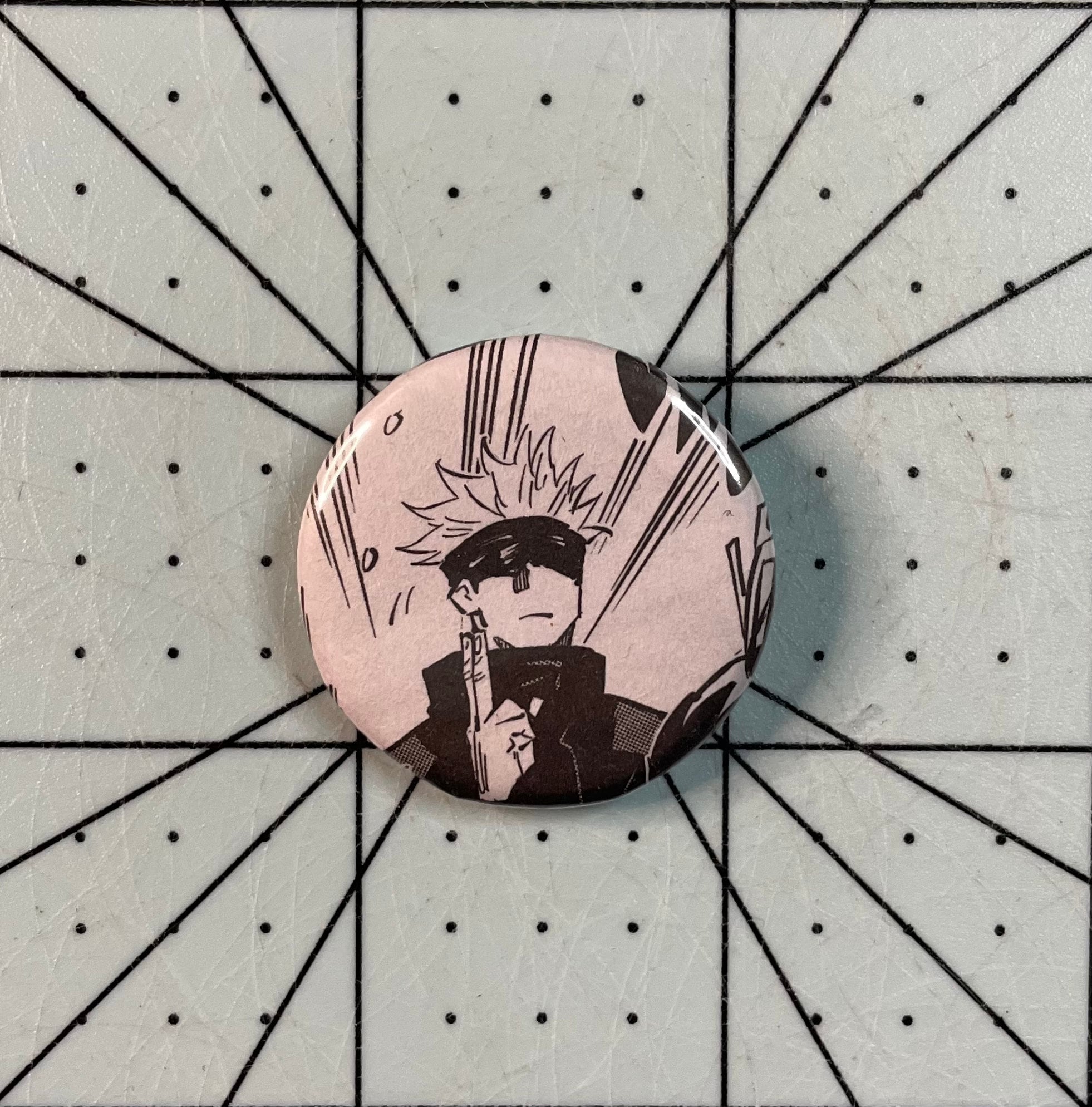 Jujutsu Kaisen Manga Anime Button Pin Gojo - Etsy