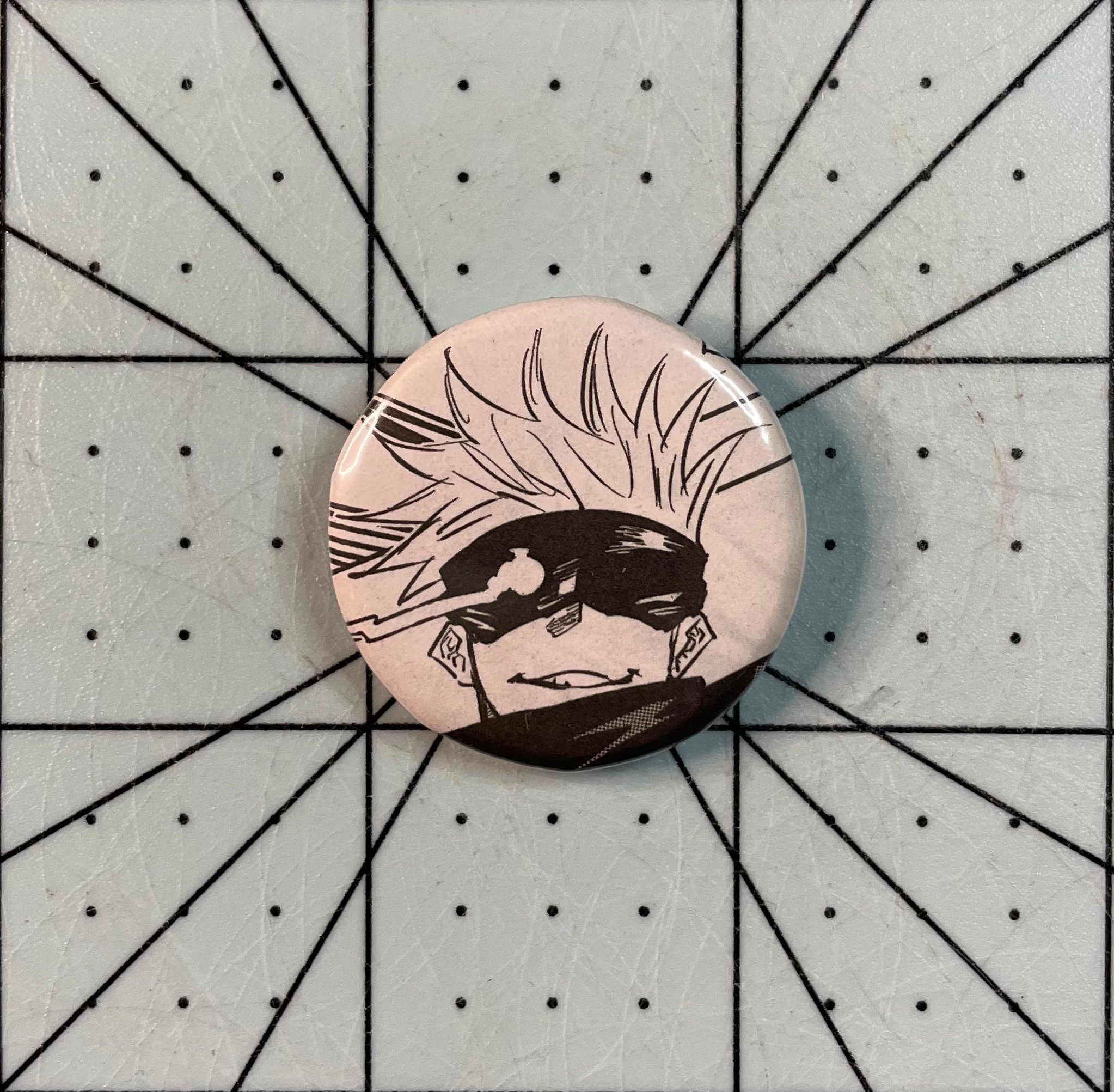 Jujutsu Kaisen Manga Anime Button Pin Gojo - Etsy