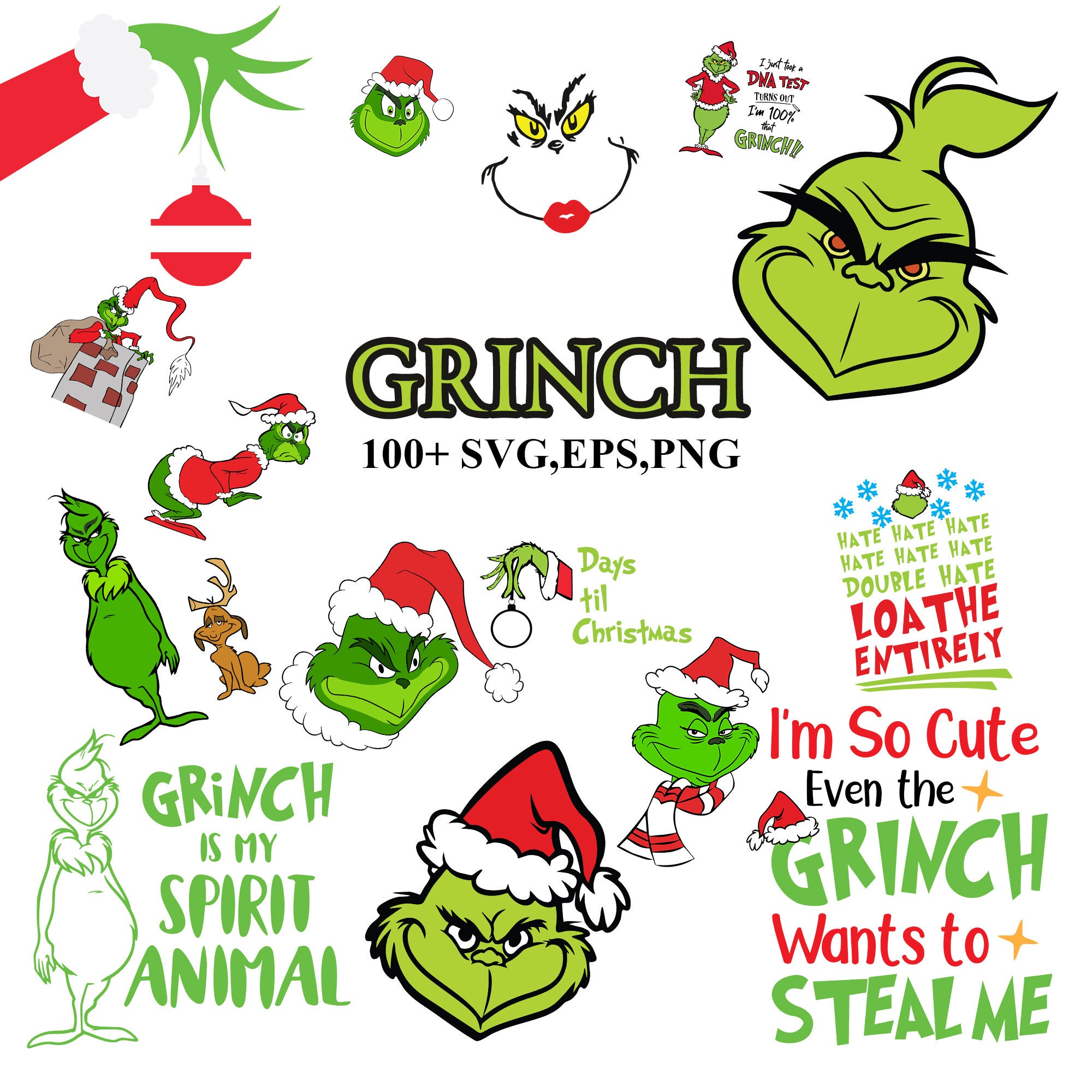 Grinch PNG Perfect Stickers Grinch Holding a Hot Chocolate Mug, Grinch ...