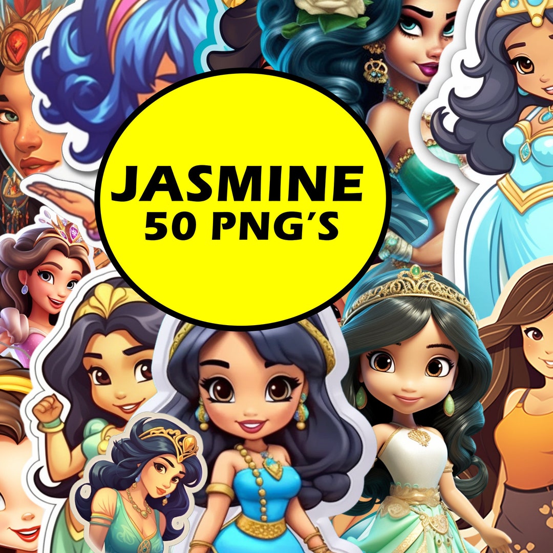 Jasmine Flower Digital Stickers Clipart Floral Boho Wildflower Digital ...