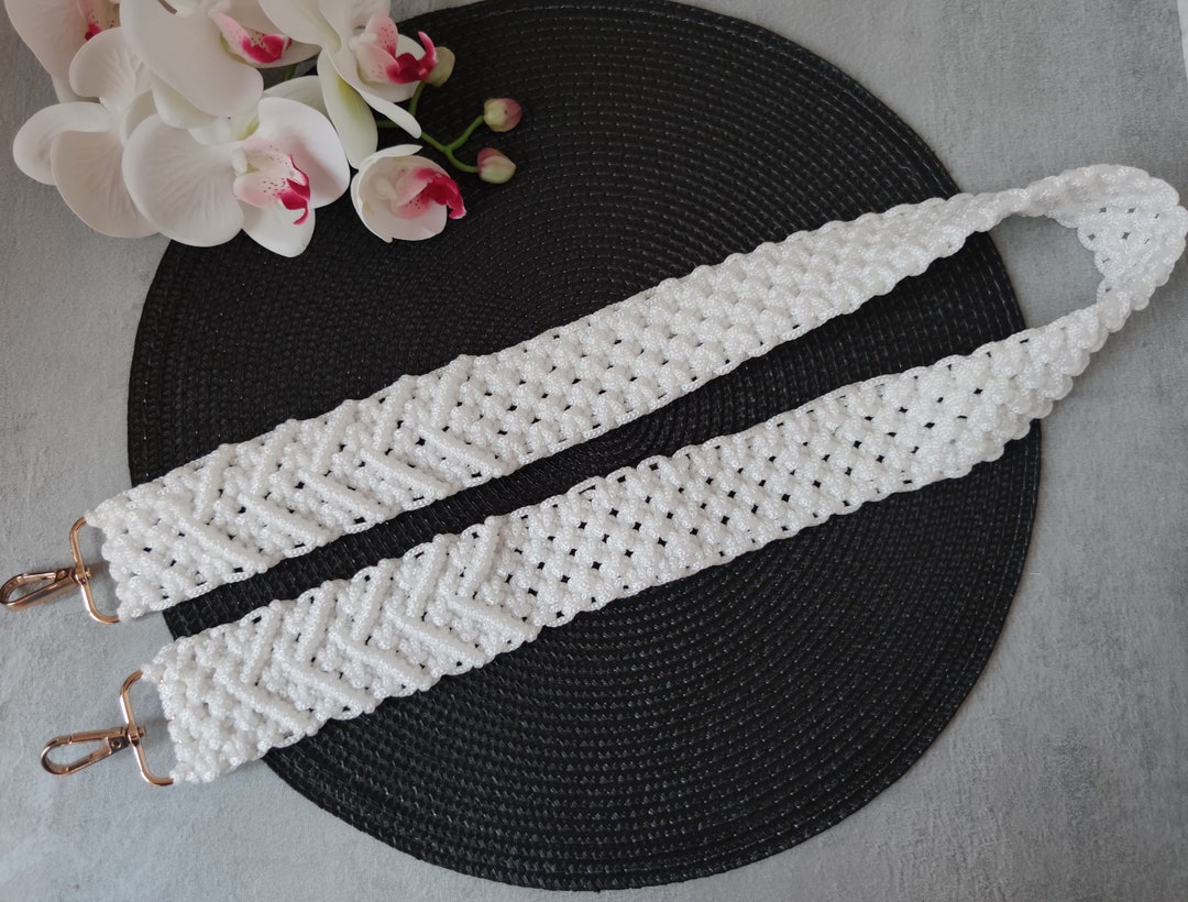 Macrame Bag Strap With Carabiners. Camera Accessories - Etsy