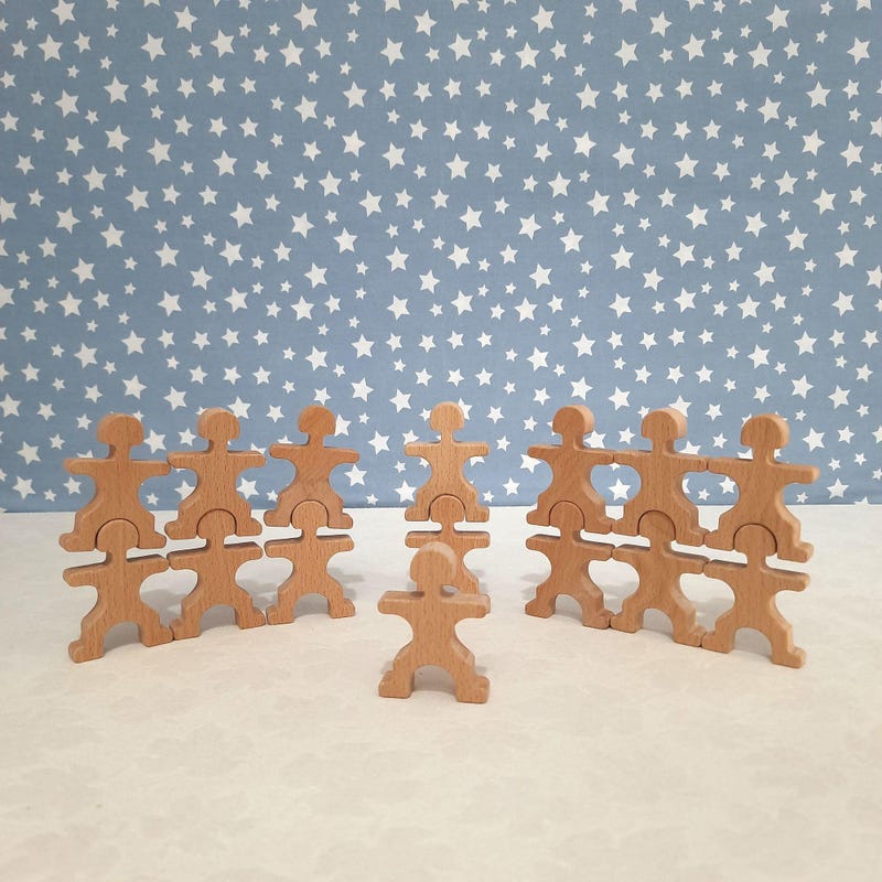 Wooden Acrobat Toy - Etsy