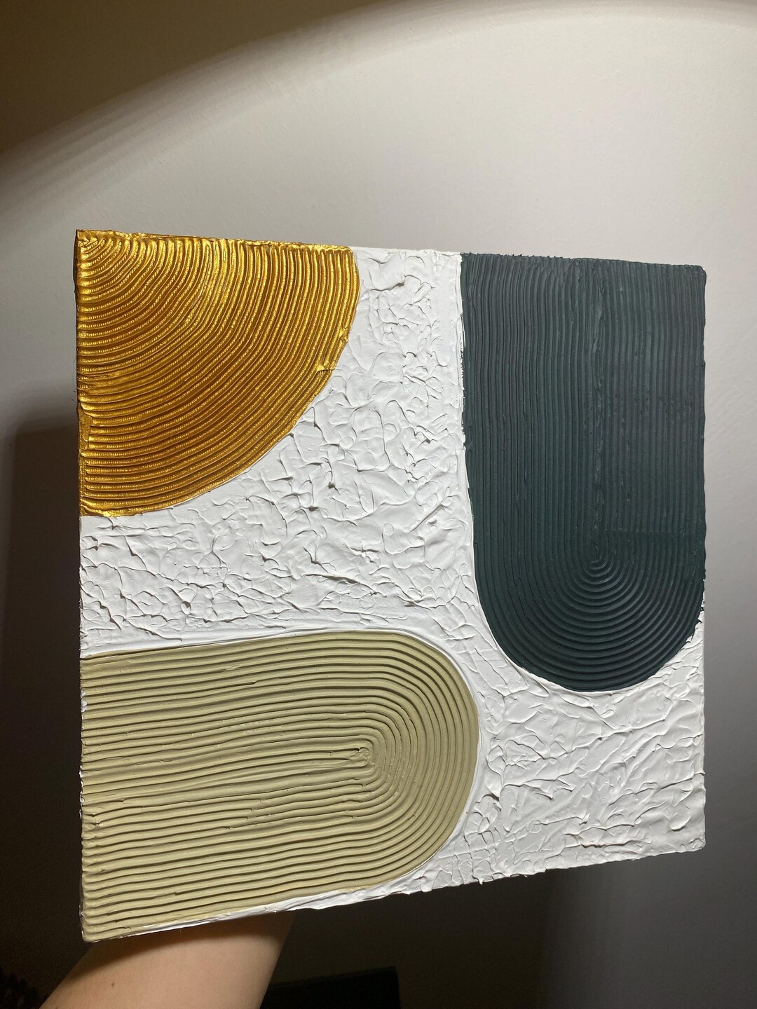 Modern Doku Tablo, Texture Art, 3 Boyutlu Tablo - Etsy