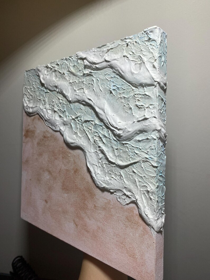 Dalgalar Doku Tablo,3 Boyutlu Tablo, Texture Art, Iskandinav Tablo ...