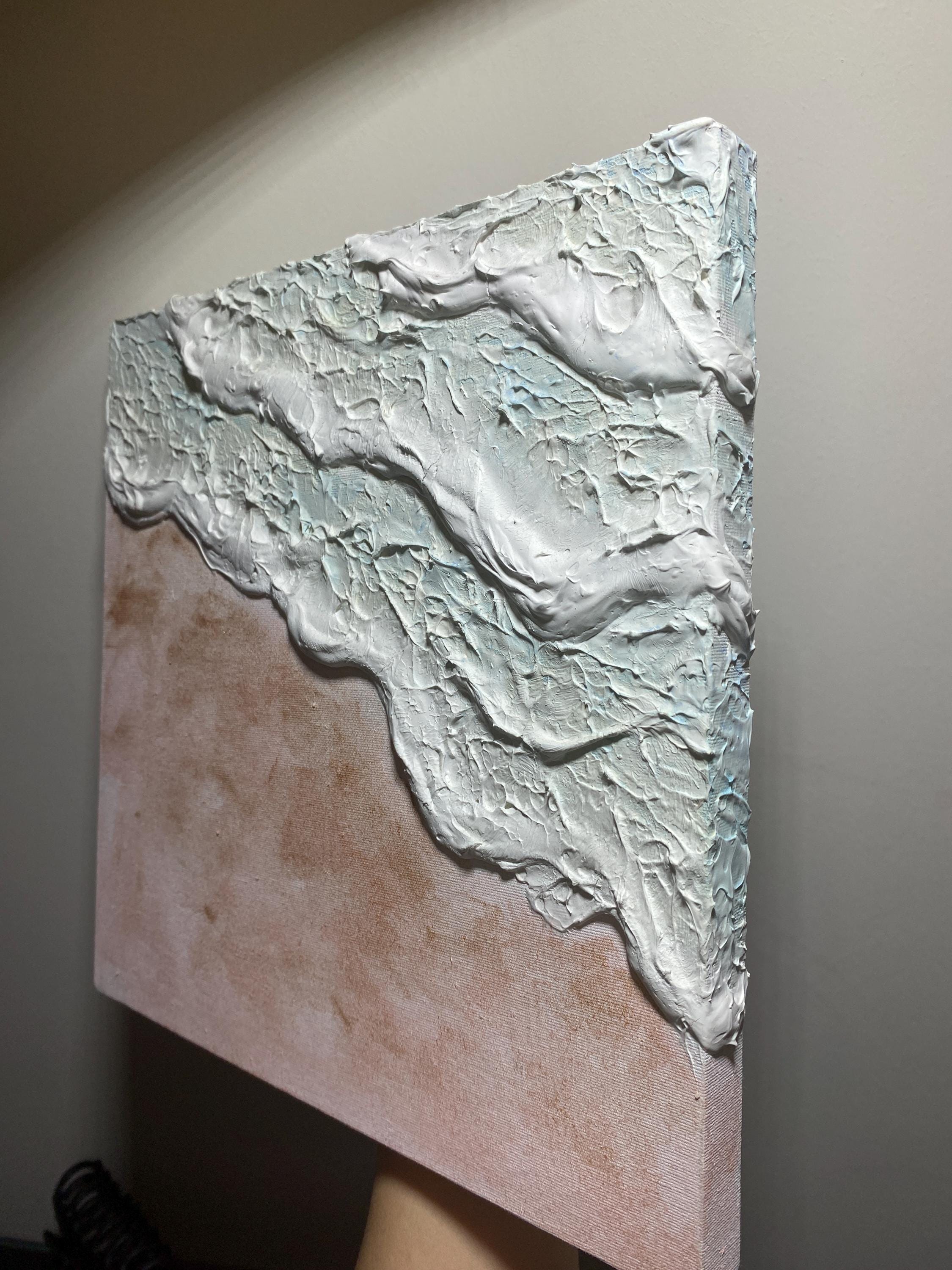 Dalgalar Doku Tablo,3 Boyutlu Tablo, Texture Art, Iskandinav Tablo ...