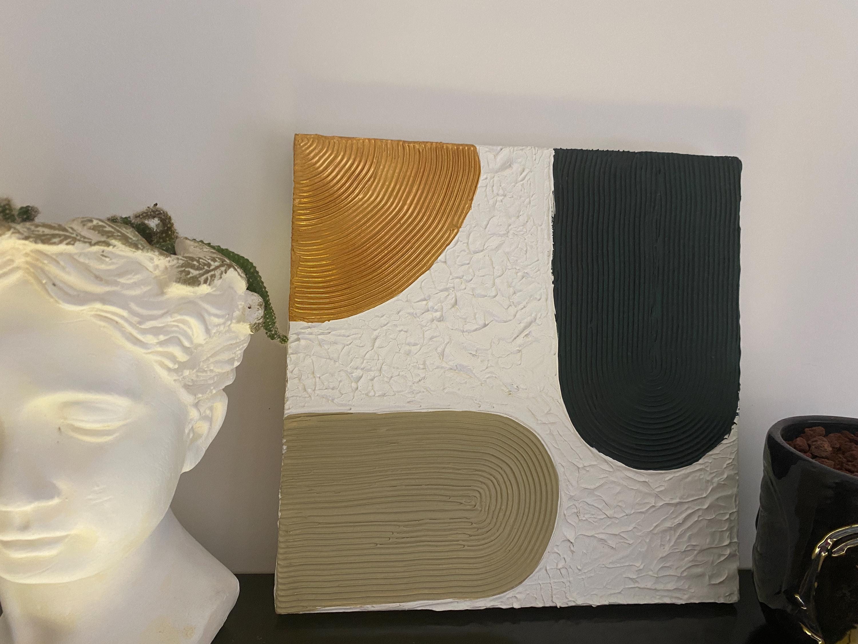 Modern Doku Tablo, Texture Art, 3 Boyutlu Tablo - Etsy