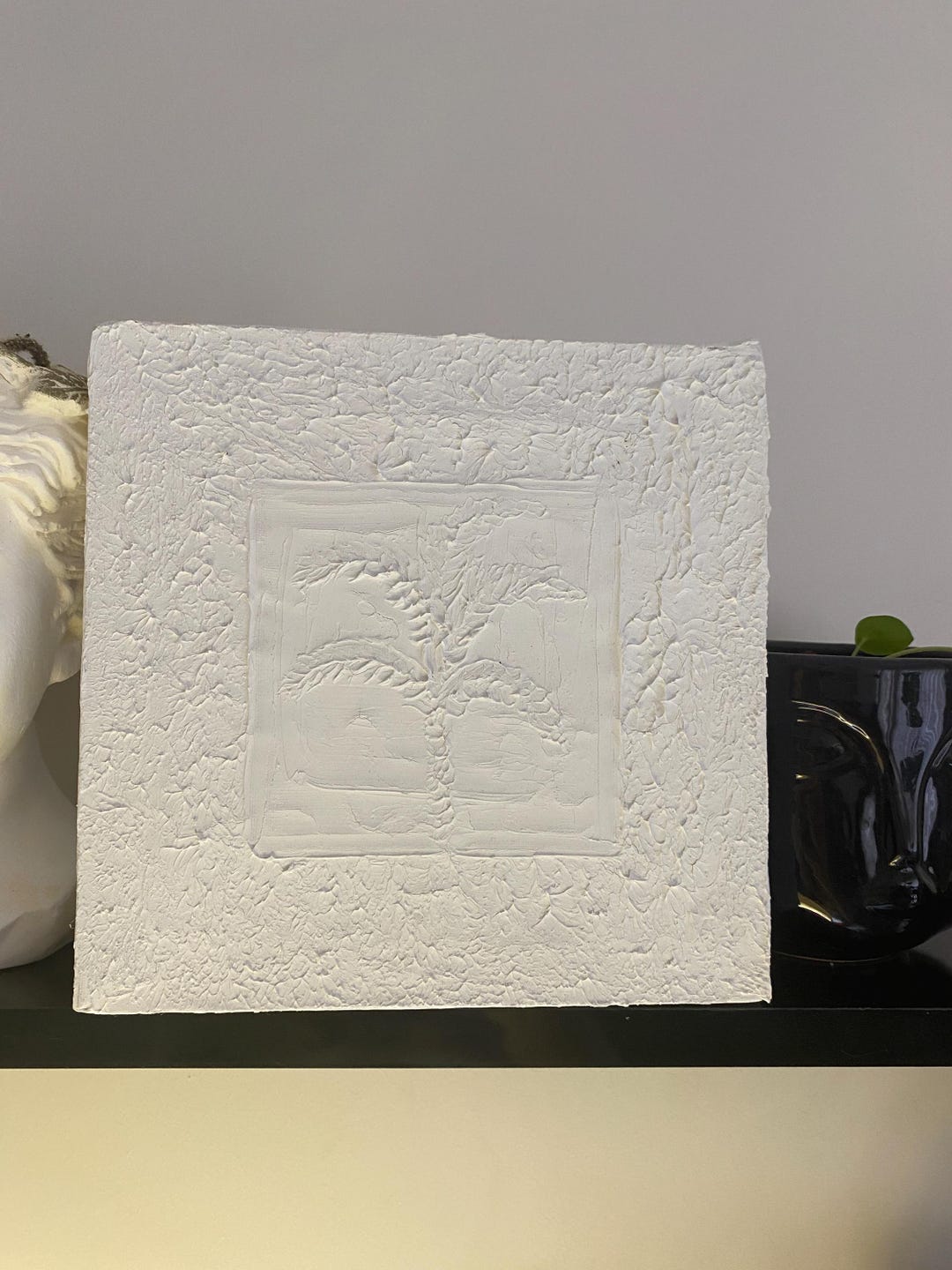 Palmiye Mini Doku Tablo,3 Boyutlu Tablo, Texture Art, Iskandinav Tablo ...