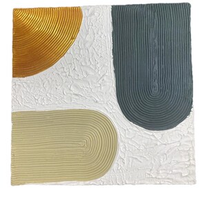 Modern Doku Tablo, Texture Art, 3 Boyutlu Tablo - Etsy