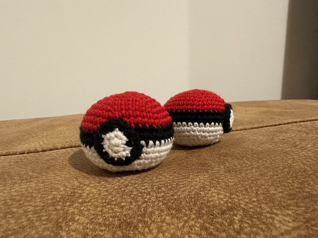 Pokémon Poké Ball Crochet Model Made to Order - Etsy