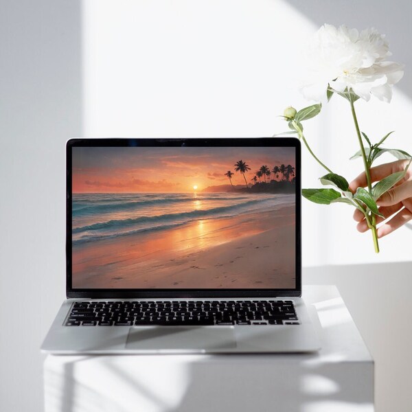 Beach Desktop Wallpaper - Etsy