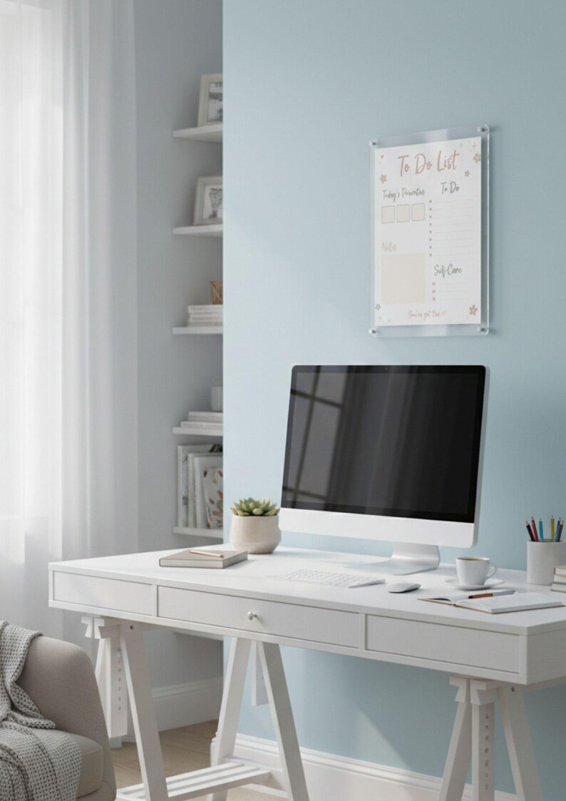 Aesthetic to Do List Printable, Daily Task Tracker, Cute Daily Planner ...