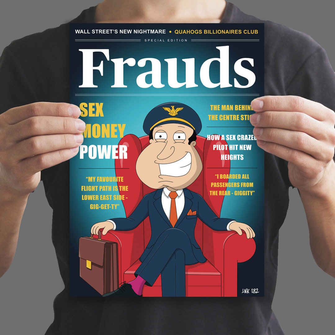 Frauds Family Guy Spoof A4 Fine Art Print Glenn Quagmire Film Room ...