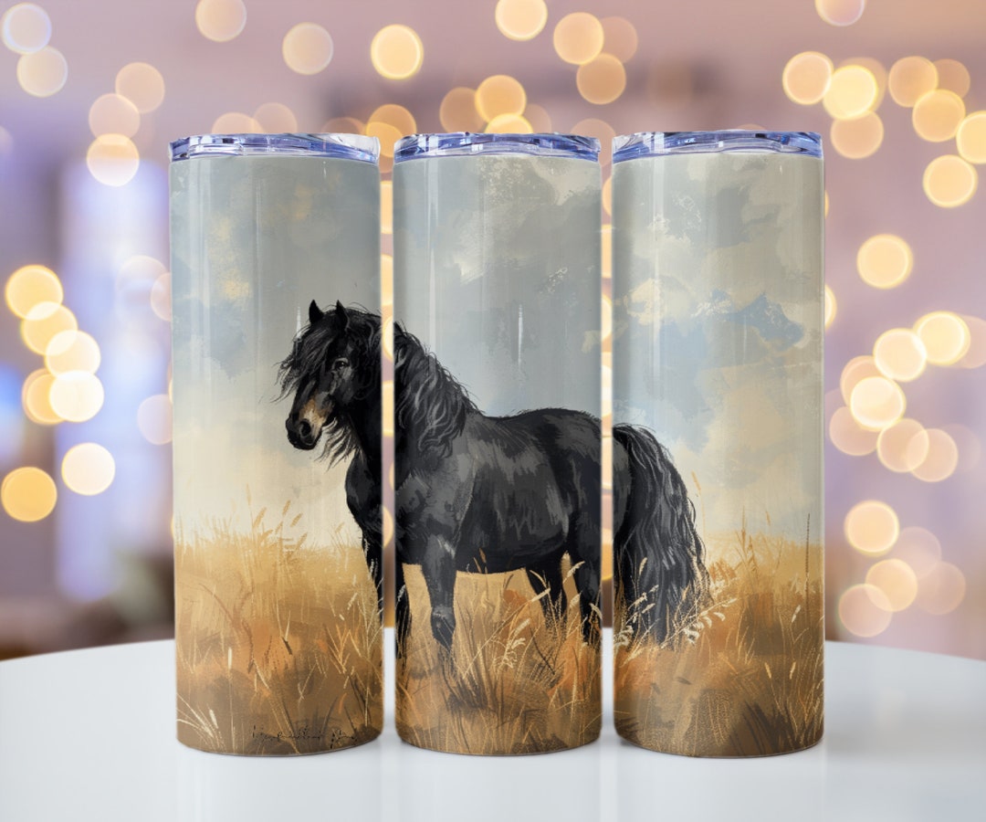 Terranova Pony Caballo Diseño Caballos 20 oz Flaco Vaso Sublimación ...