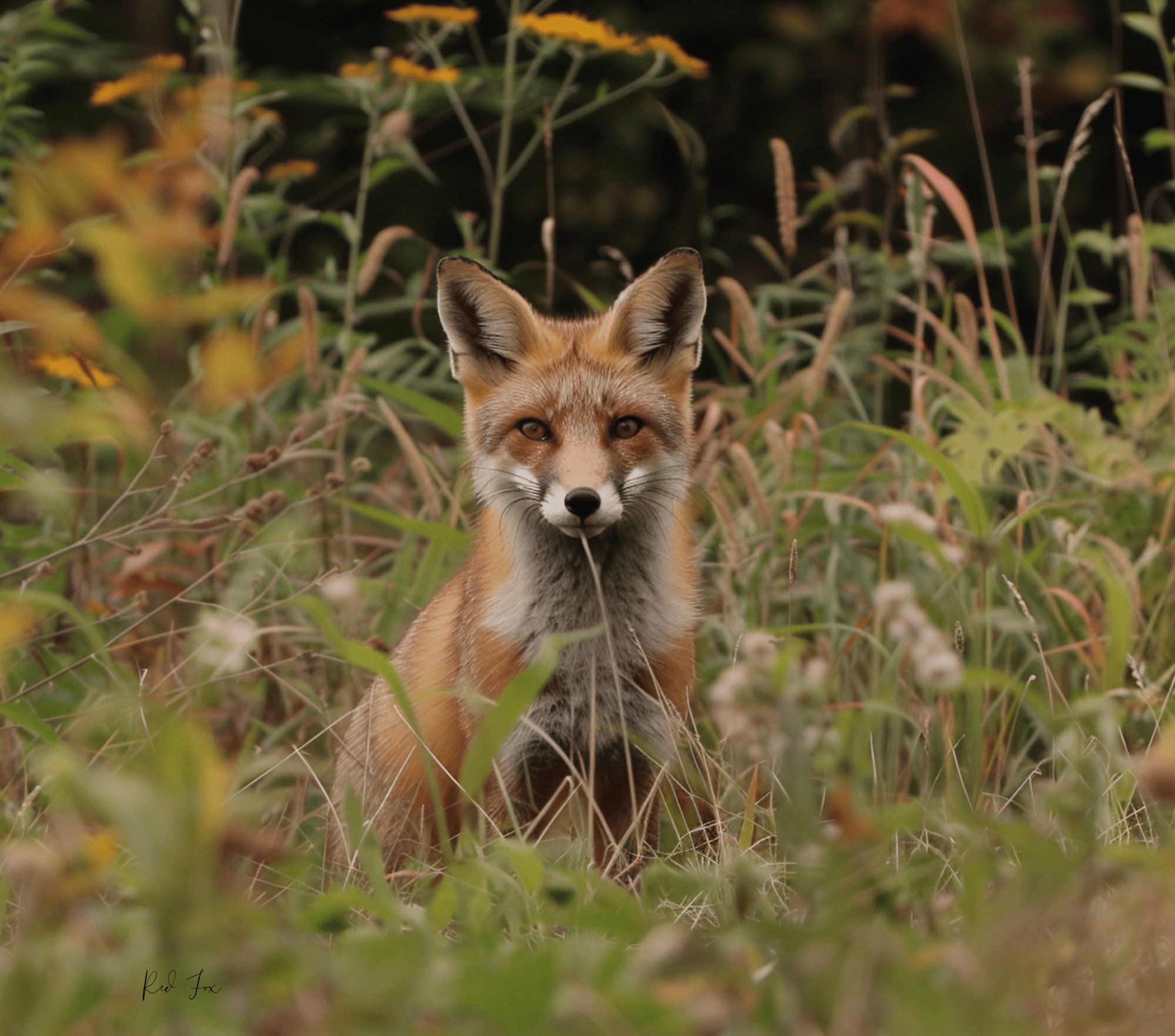 Red Fox Design Dogs Wild Animals 20 Oz Skinny Tumbler Sublimation ...