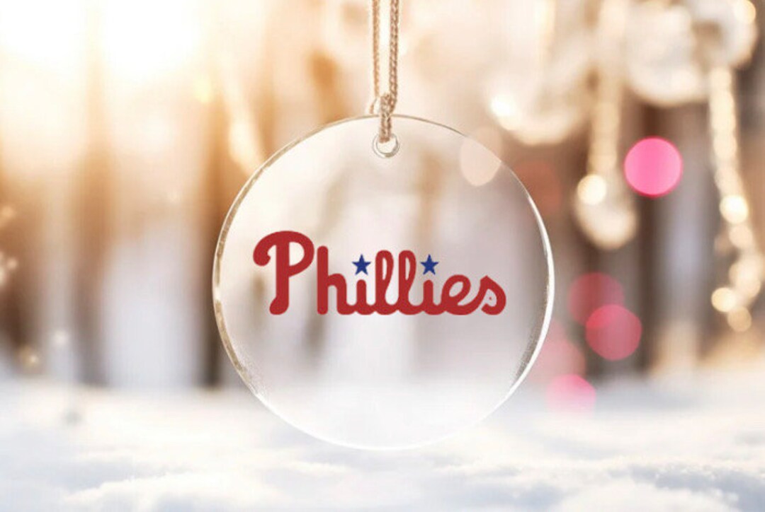 Philadelphia Phillies Christmas Ornaments Baseball - Etsy