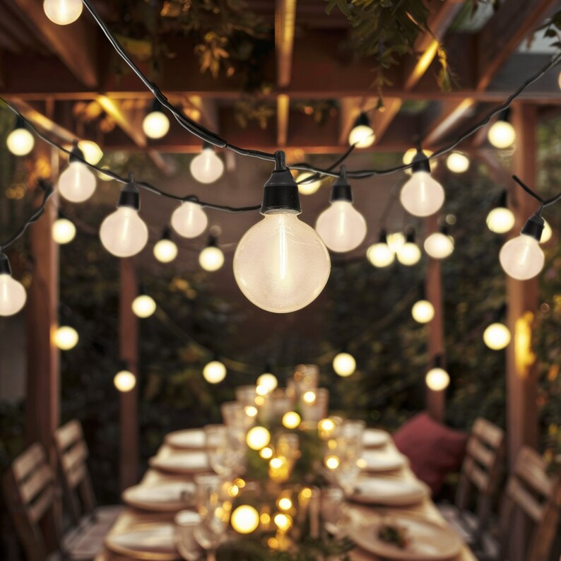 Globe String Lights, Indoor String Lights for Bedroom, Outdoor, Party ...