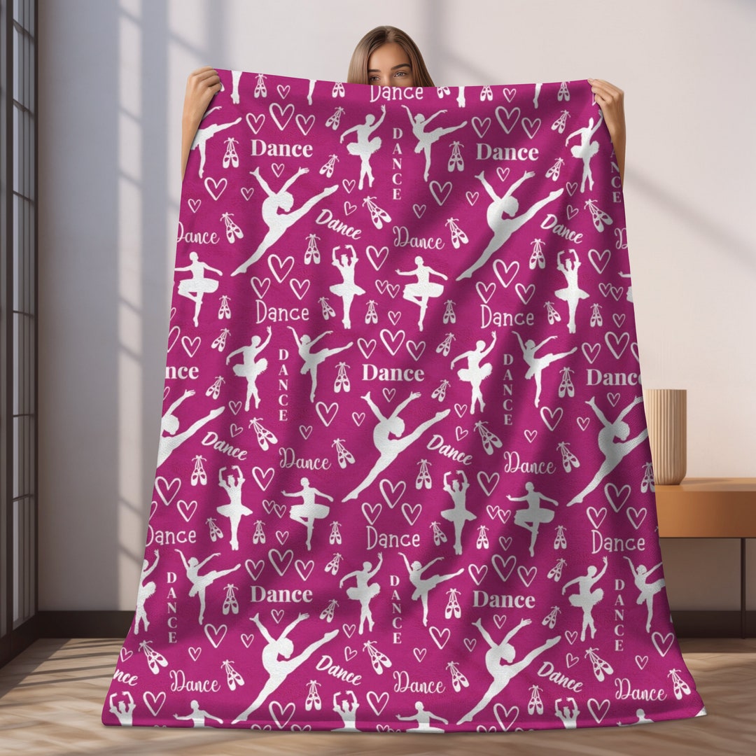 Dance Blanket, Ballet Dance Blanket, Gift for Dancer, Dance Competition ...