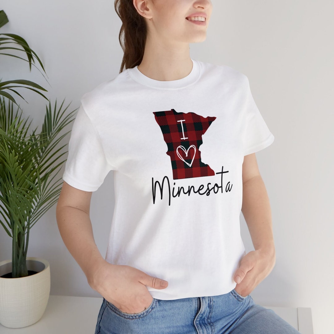 Minnesota Buffalo Plaid Shirt Sota Tshirt Minnesota Tee Gift for Move ...