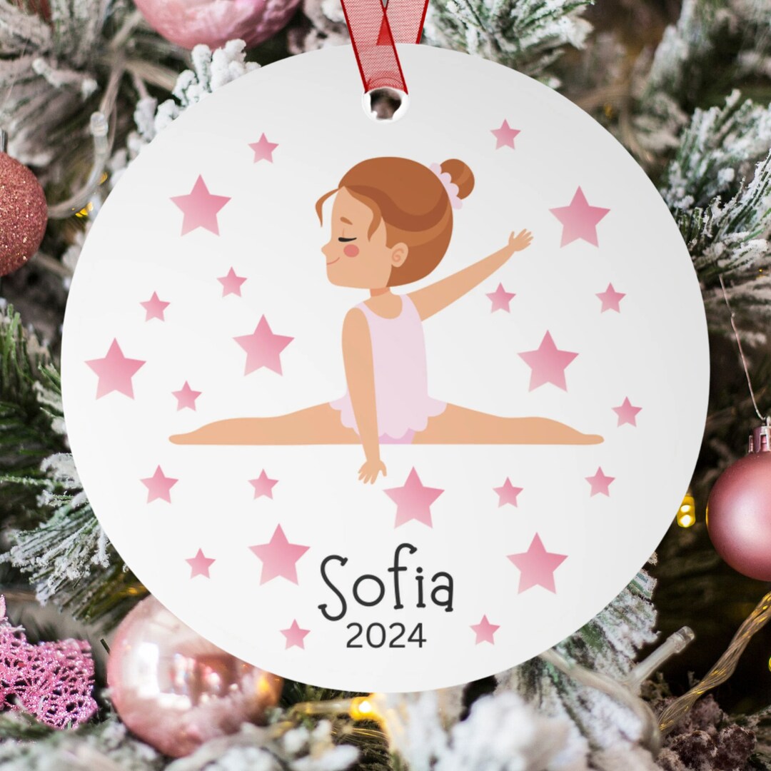 CUSTOM Gymnastics Ornament Personalized With Gymnast's Name & Year ...