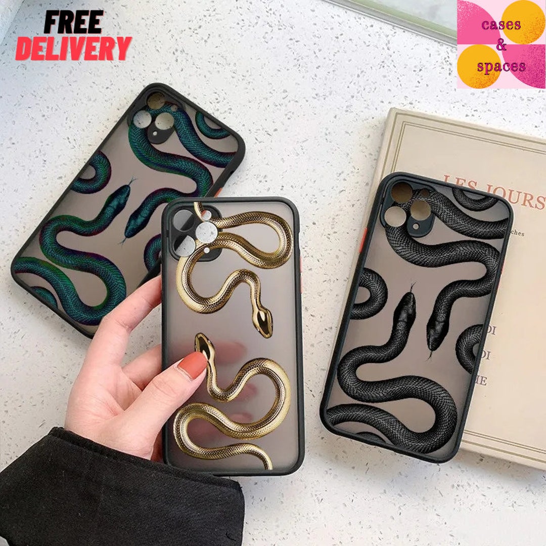 Snake Graphic Case for iPhone 15 Pro Max 14 13 Mini 12 11 XS XR 7 8 ...