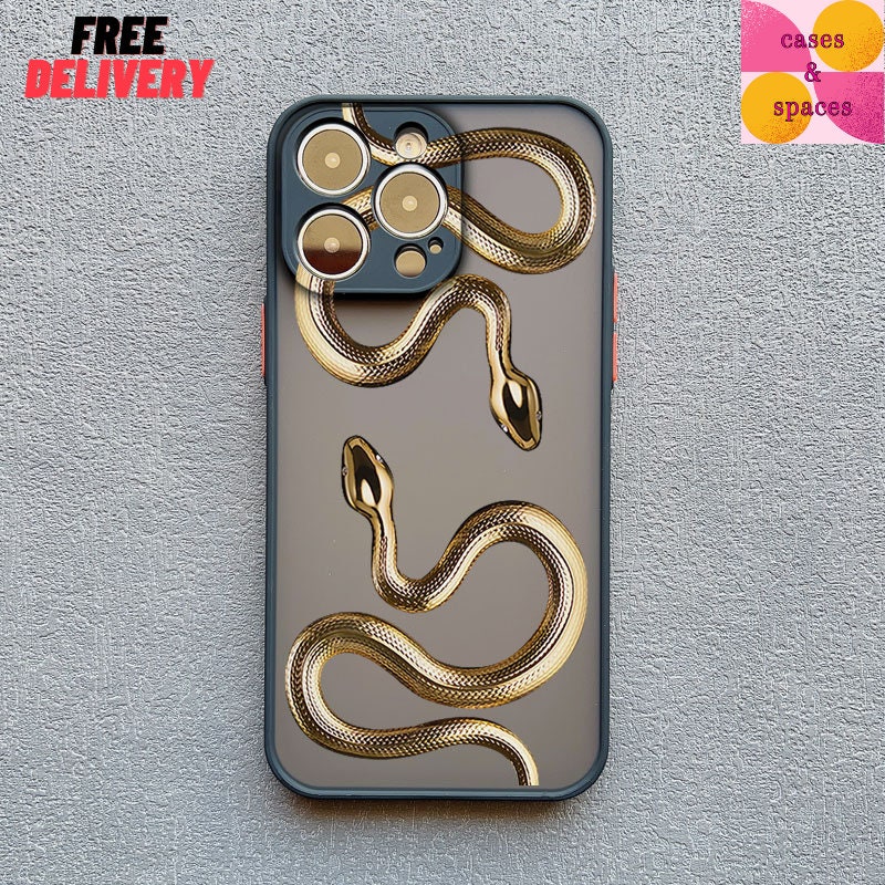 Snake Graphic Case for iPhone 15 Pro Max 14 13 Mini 12 11 XS XR 7 8 ...