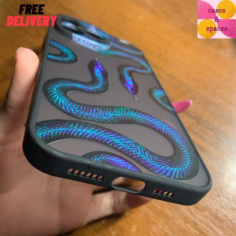 Snake Graphic Case for iPhone 15 Pro Max 14 13 Mini 12 11 XS XR 7 8 ...