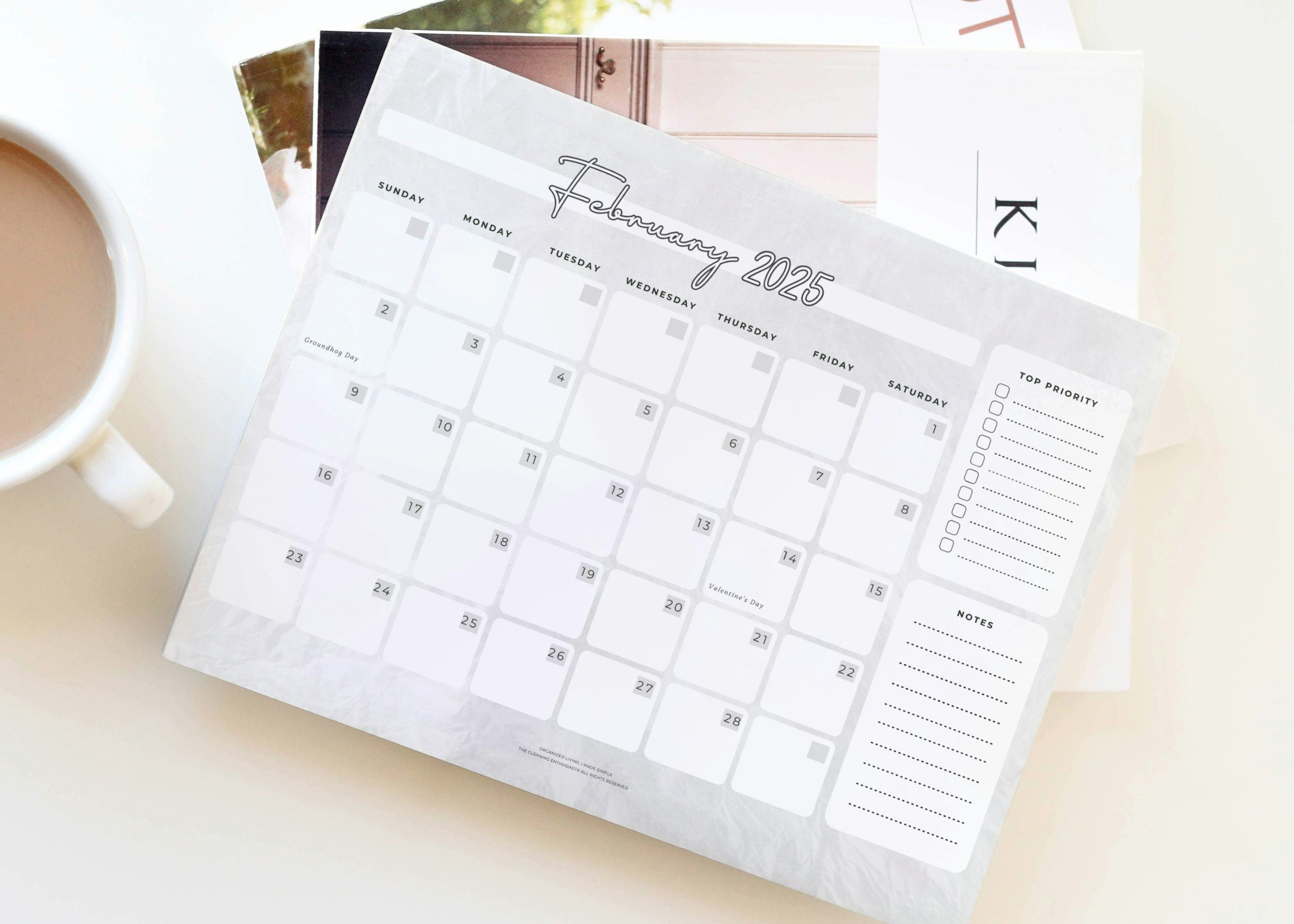 Magnetic Fridge Calendar Fridge Calendar 2024 Planner Meal Planning ...