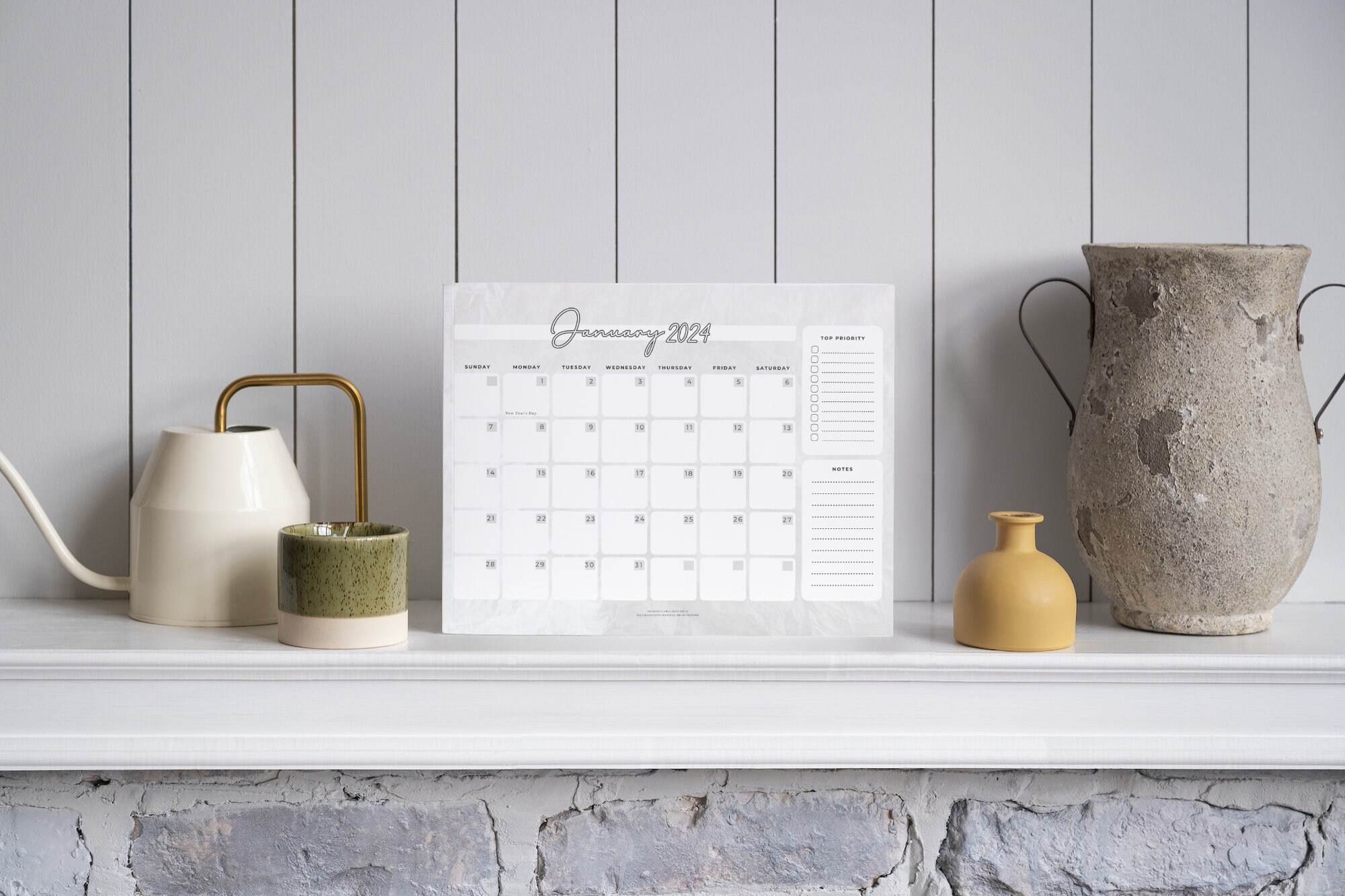 Magnetic Fridge Calendar Fridge Calendar 2024 Planner Meal Planning ...