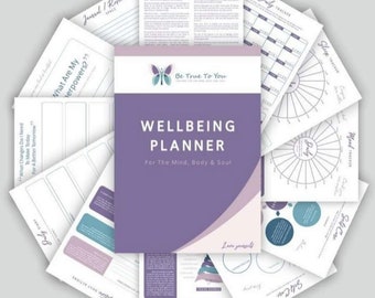 Daily Self Care Planner, Self Reflection, Sleep Mood Routine Tracker ...