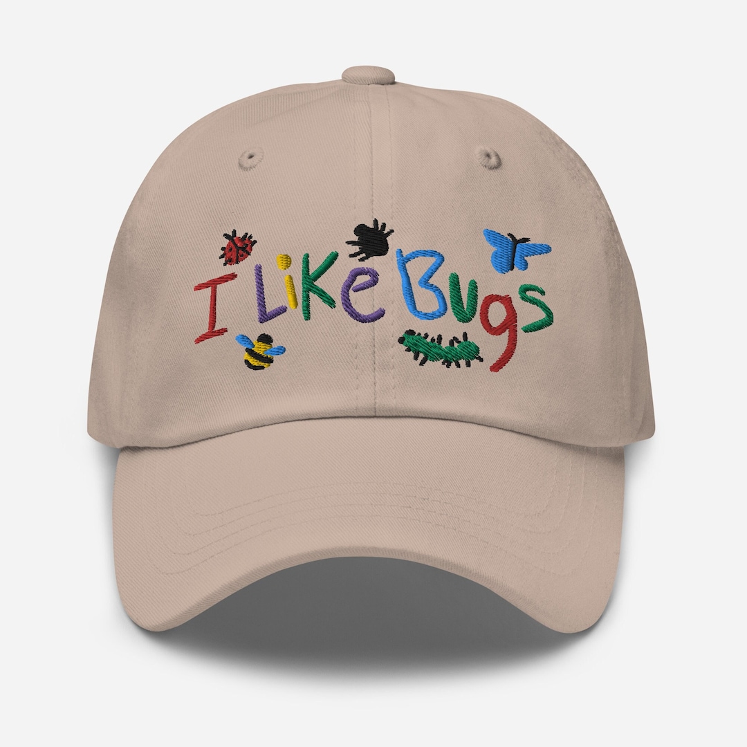 I Like Bugs Embroidered Unisex Adult Hat - Etsy